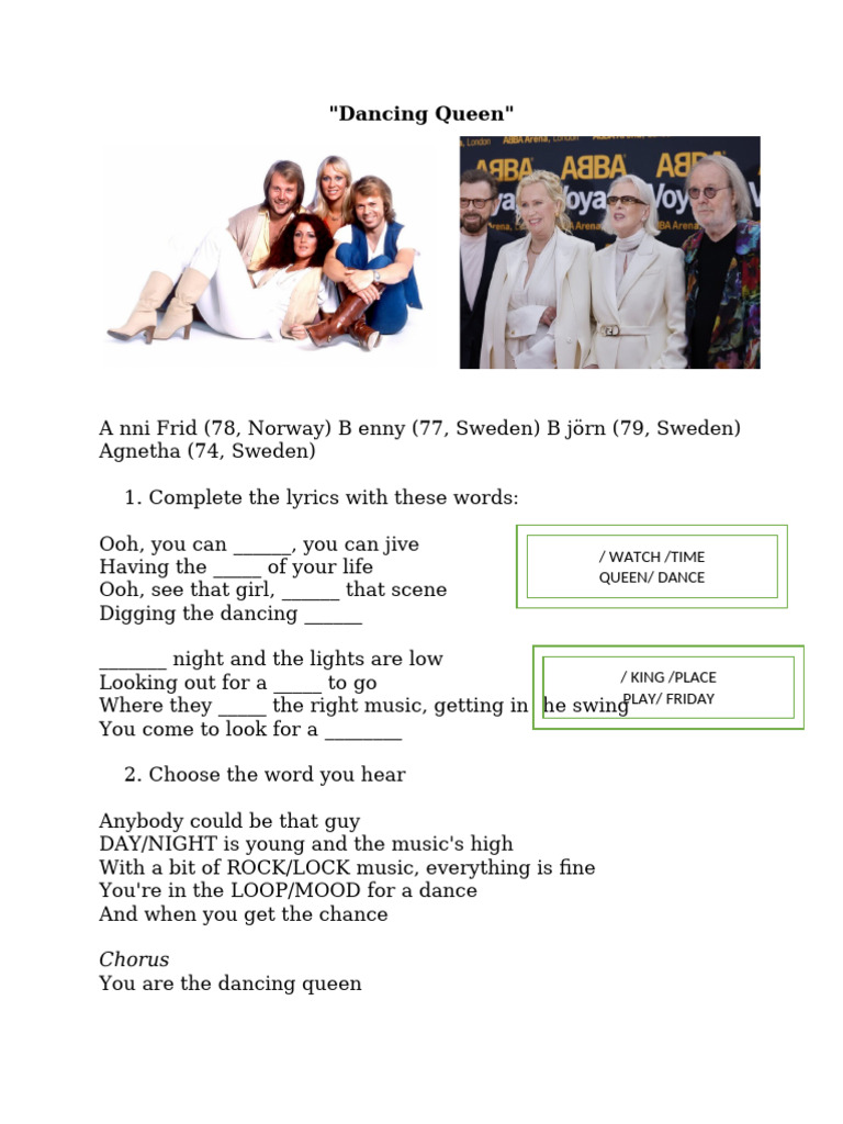 Dancing Queen | PDF