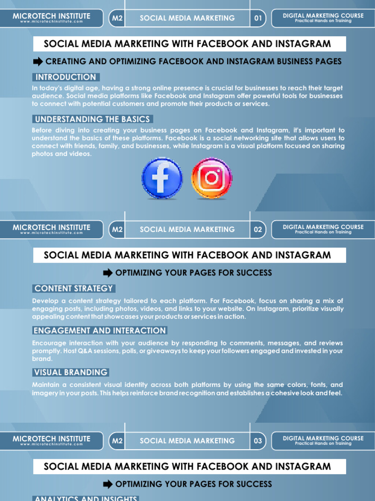 Module 2 Digital Marketing Course | PDF | Social Media Marketing ...
