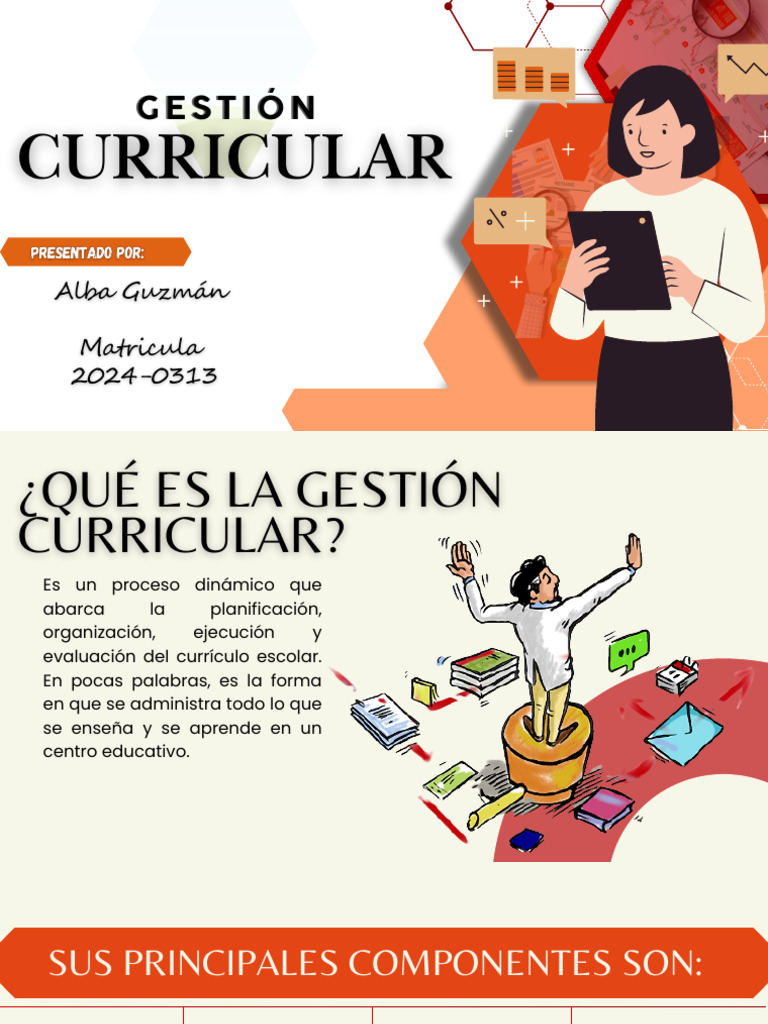 Gestión Curricular Alba Guzman | PDF | Plan de estudios | Evaluación