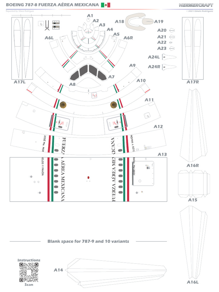 Boeing 787-8 Fuerza Aerea Mexicana | PDF | Aviation | Aircraft