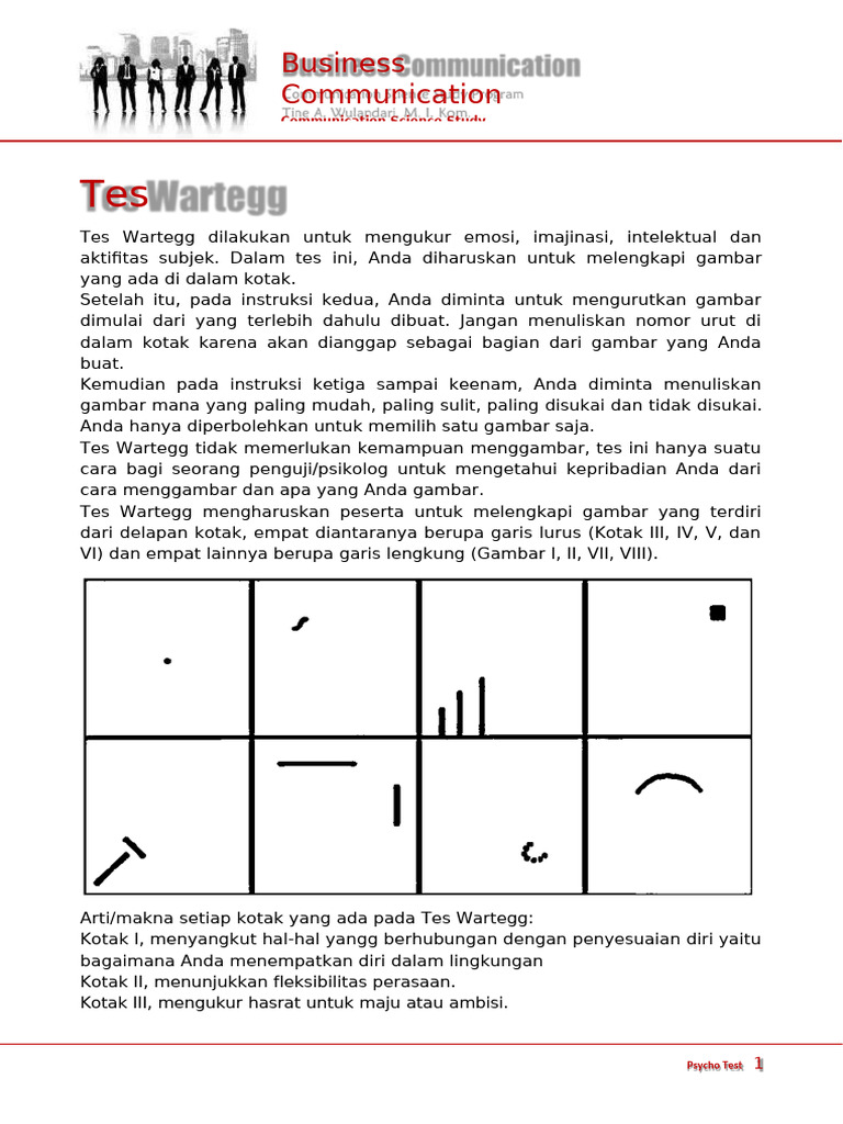 Panduan Lengkap Tes Wartegg dan Baum | PDF