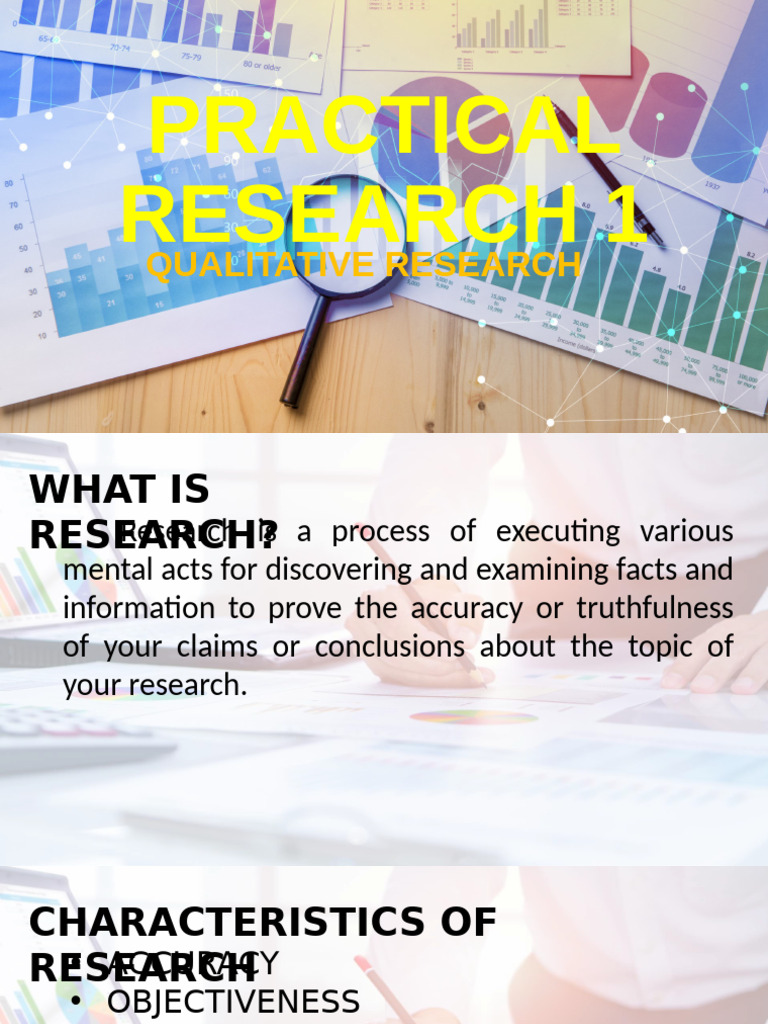 Practical Research 1 | PDF | Qualitative Research | Question