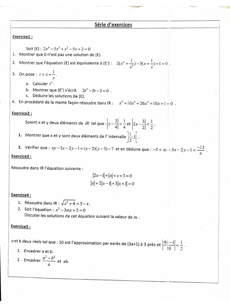 Devoir maison 1 S2 (1) | PDF