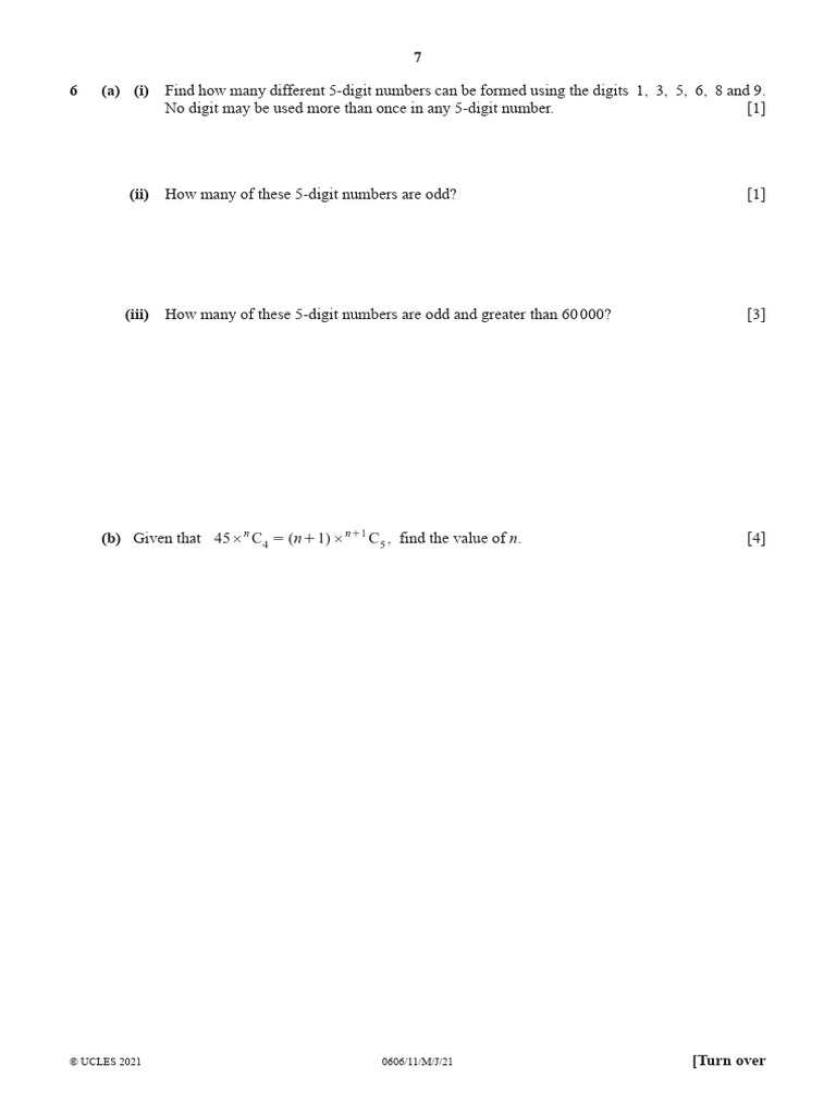 Igcse Add Maths - Trigonometry Identity - Paper 2021 | PDF