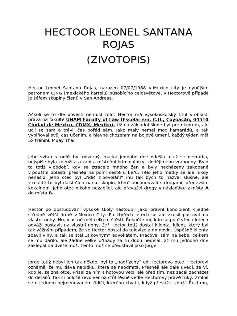 HECTOOR LEONEL SANTANA ROJAS | PDF