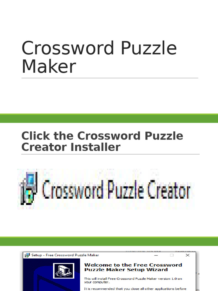 Create Your Own Crossword Puzzle | PDF