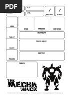 Lancer Combat Action Cheat Sheet | PDF | Naval Mine | Ammunition