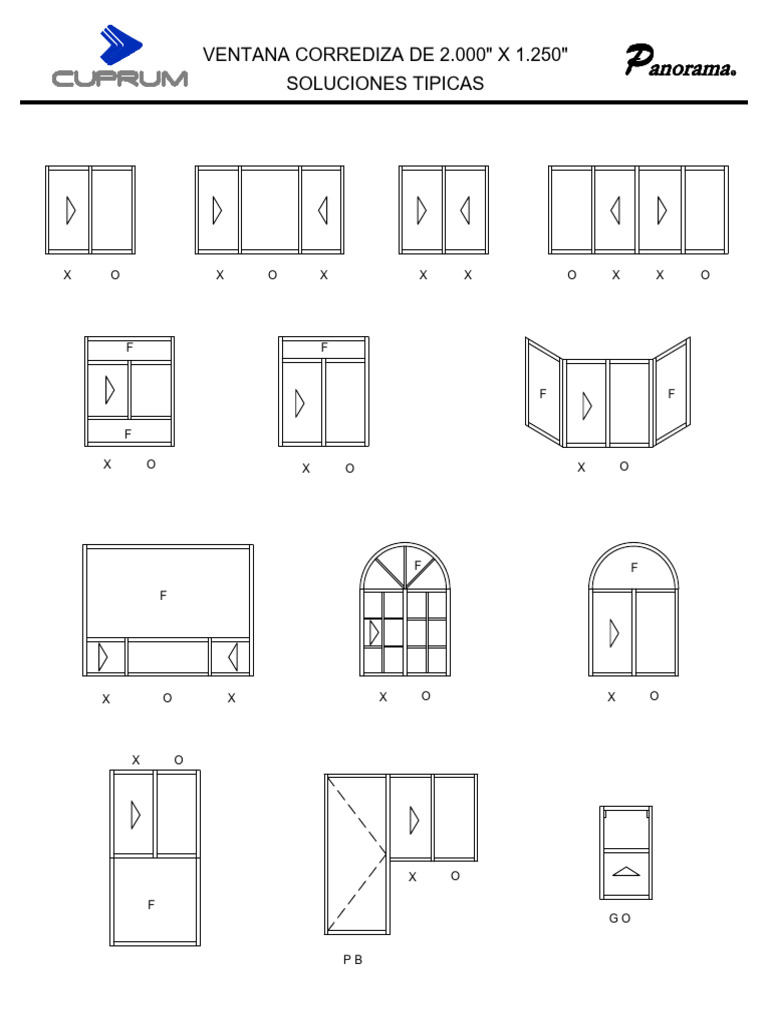 P - Ventana y Puerta Corr 2 | PDF