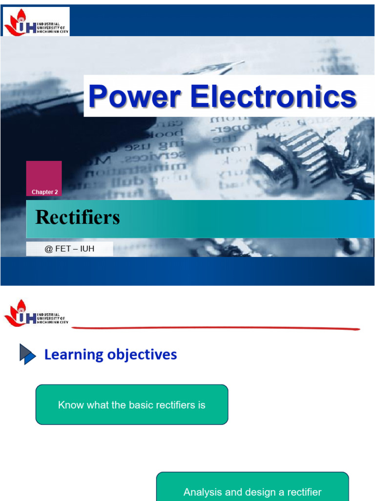 PE Ch2 2 Full-Wave Rectifiers | PDF | Rectifier | Power Electronics