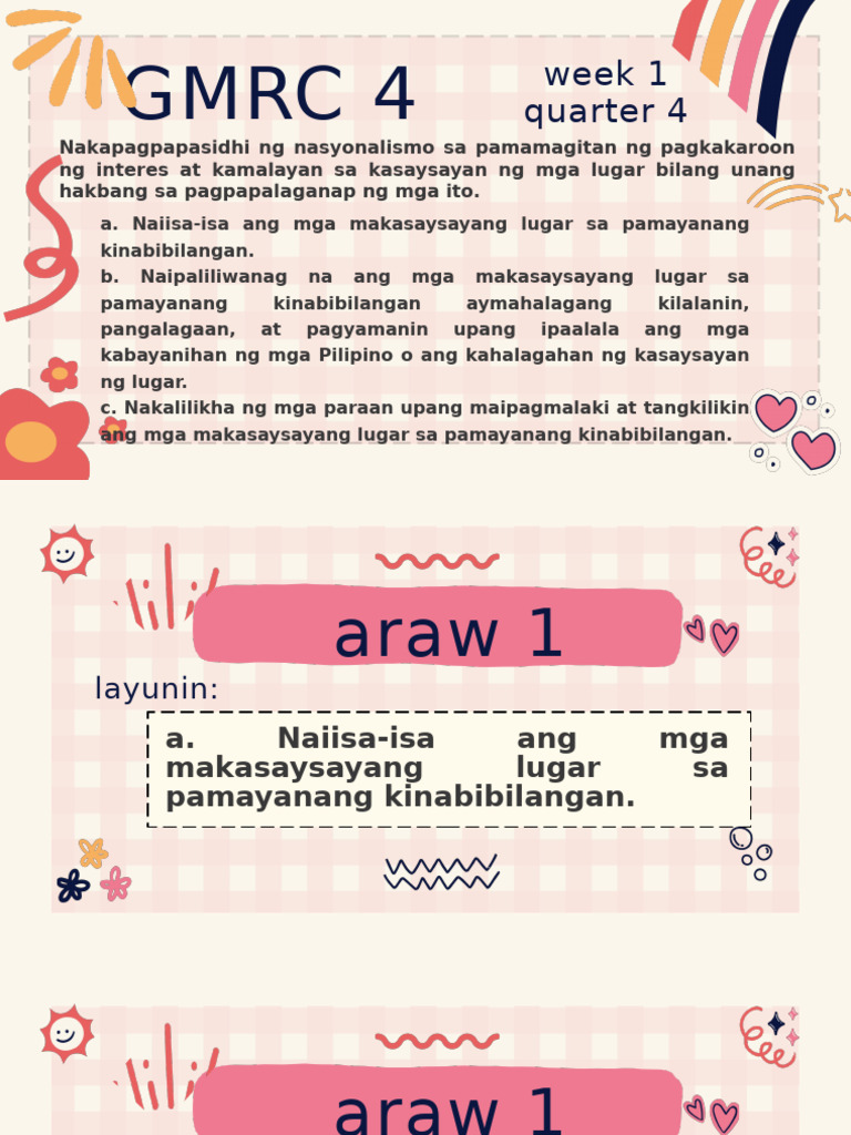 Q4 - GMRC - PPT - Week 1 | PDF