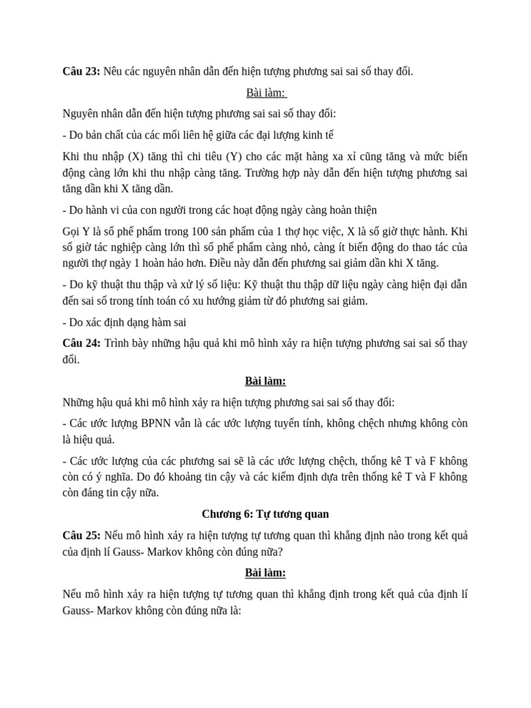 Câu hỏi ot KTL 10 câu | PDF