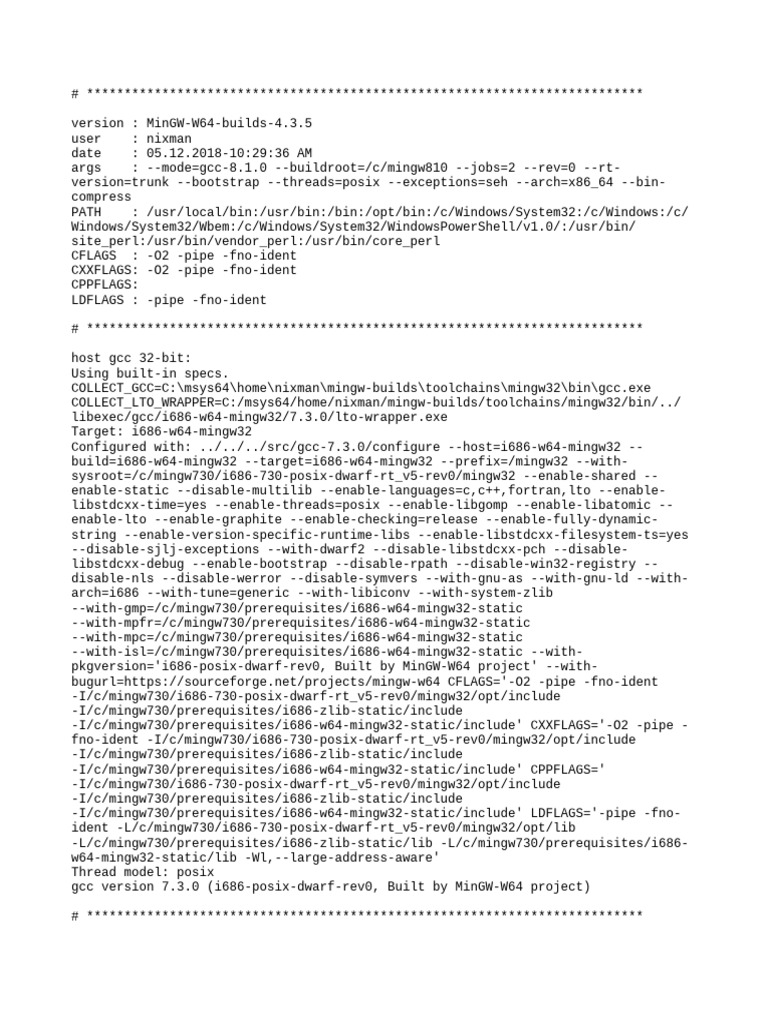Build Info | PDF | Operating System Technology | Computer Engineering