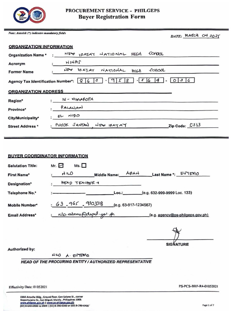 Philgeps Request Account | PDF