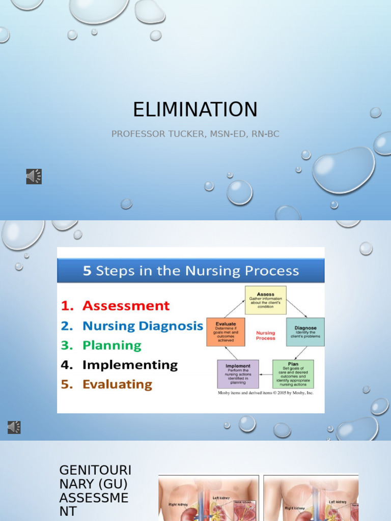 Elimination Version Aug 2023 2 | PDF | Constipation | Urinary System