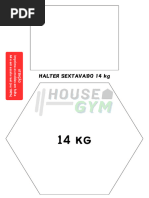 Medidas para Halteres Sextavado (Dil Fit) | PDF
