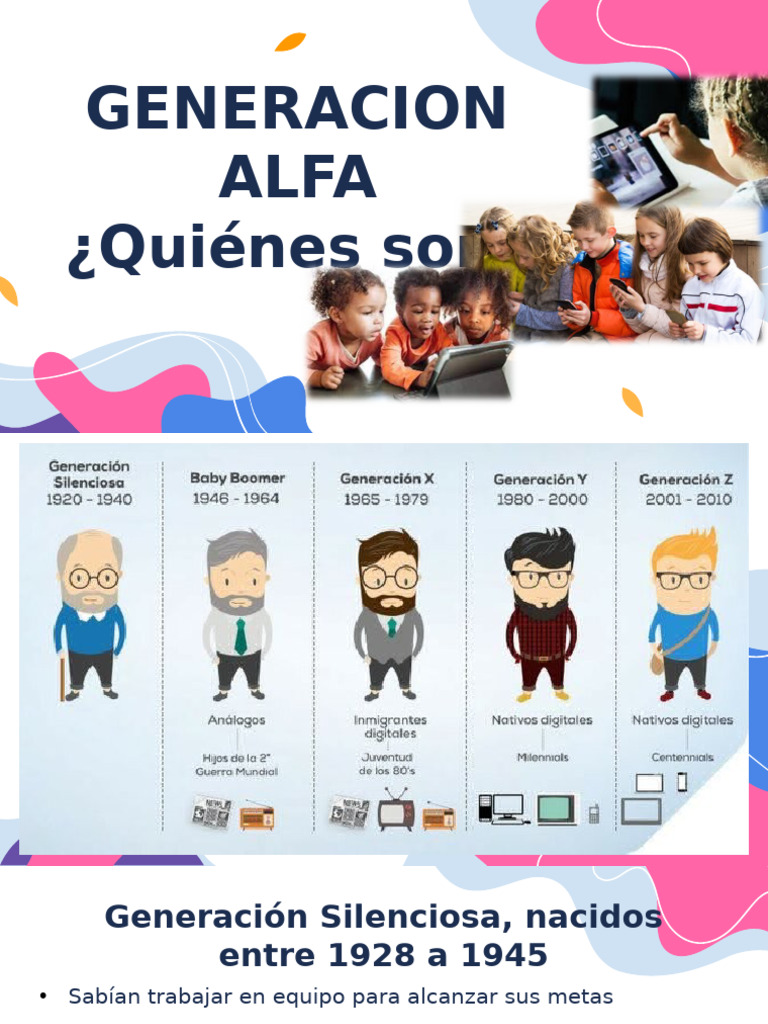 Generación Alfa: Características y Desafíos | PDF | Millennials ...