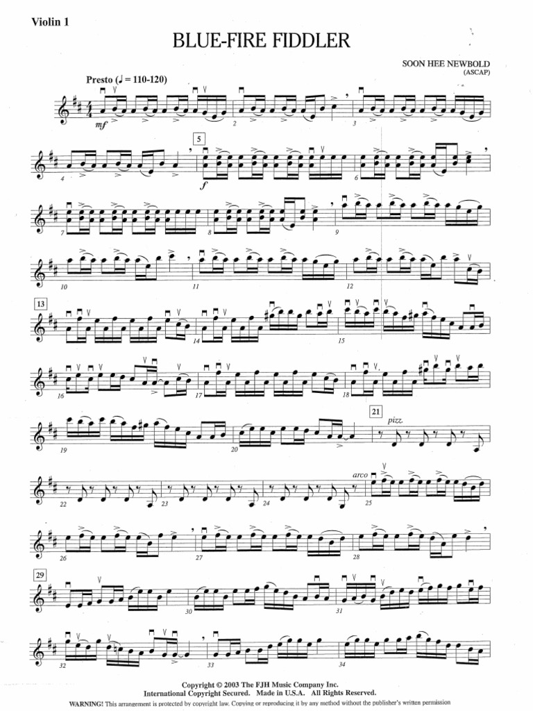 Blue Fire Fiddler | PDF