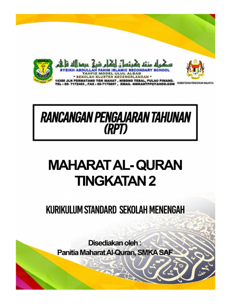 RPT Maharat T2 2024 | PDF