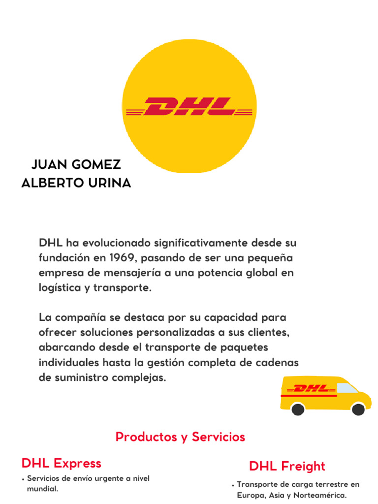 Evolución y Servicios de DHL en Logística | PDF | Cadena de suministro ...