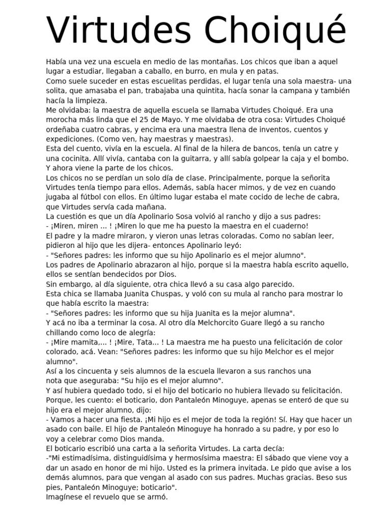 Virtudes Choiqué | PDF