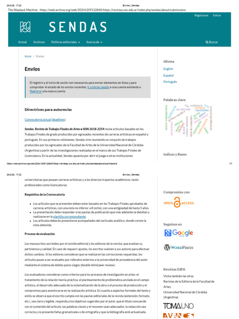 Envíos - Sendas | PDF