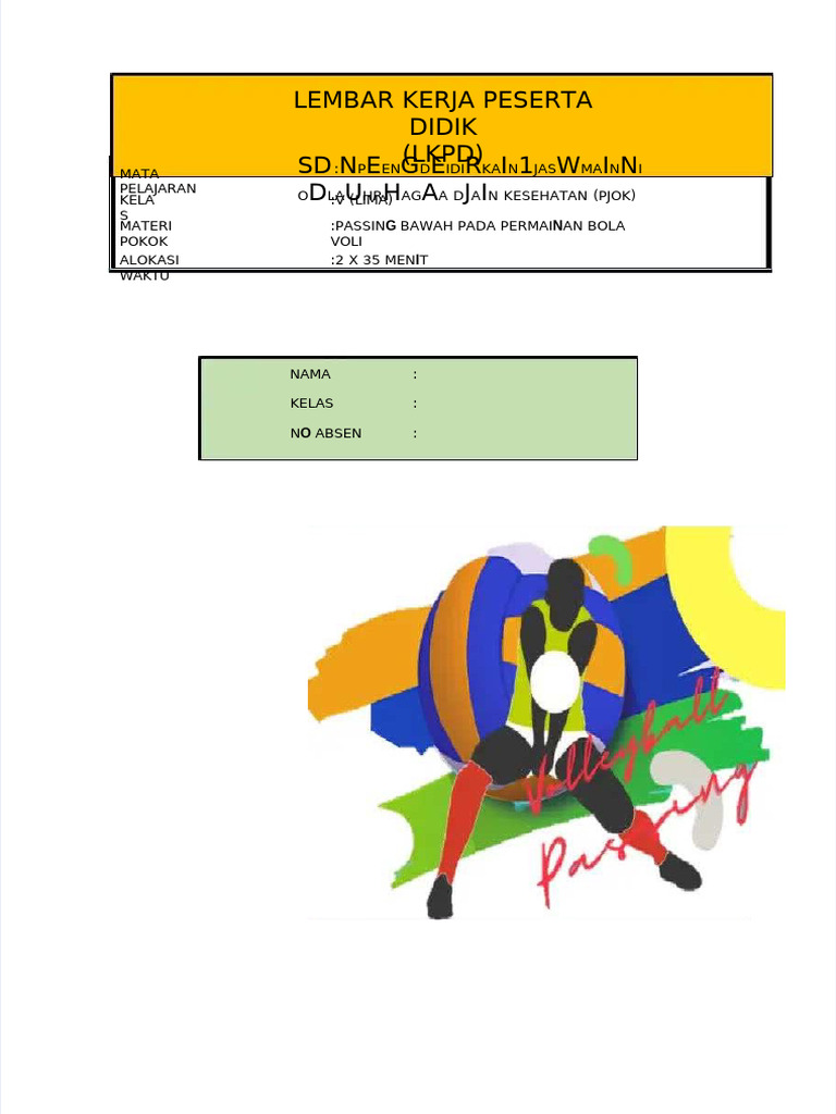 PDF LKPD Passing Bawah | PDF