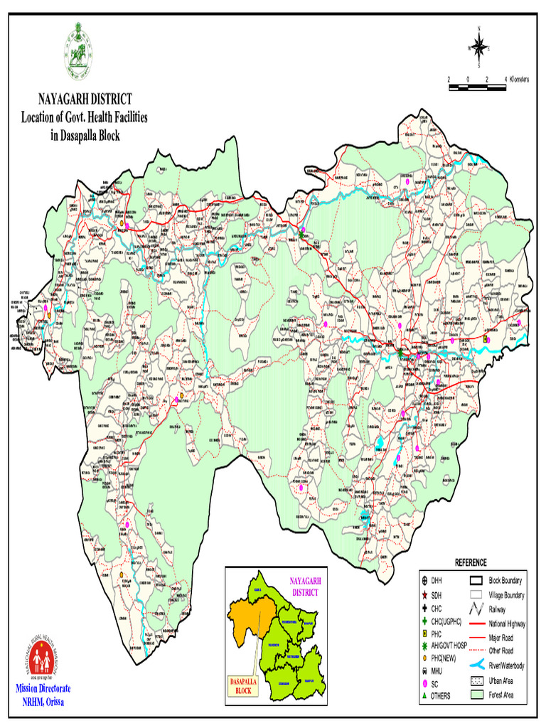 Daspalla Block Map | PDF