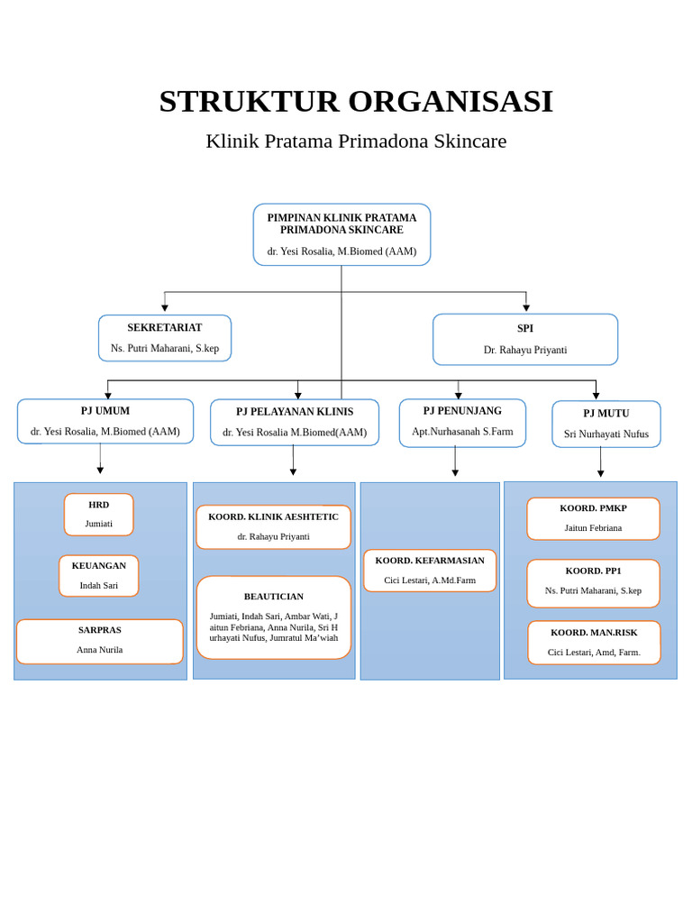 Struktur Organisasi | PDF
