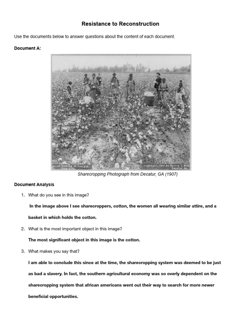 Maya Omar - Resistance To Reconstruction | PDF | Reconstruction Era ...