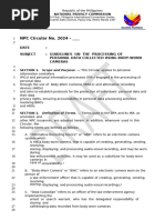 Revised NPCS Implementation Guidelines | PDF | Identity Document | Payments