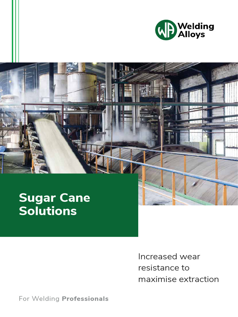 Sugar Industry Welding Solutions Guide | PDF | Welding | Construction
