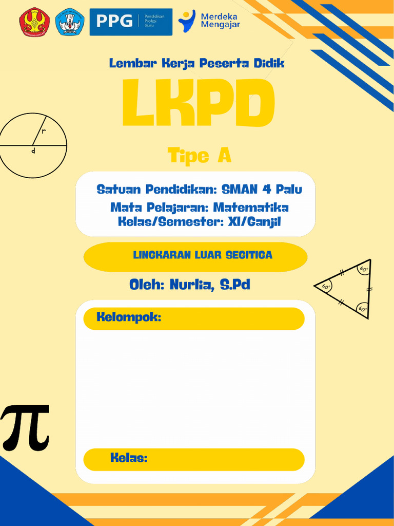 LKPD Materi Jari-Jari Lingkaran Luar | PDF