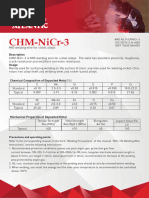 Thermanit Nicro 82 TIG Electrode Guide | PDF | Stainless Steel | Alloy