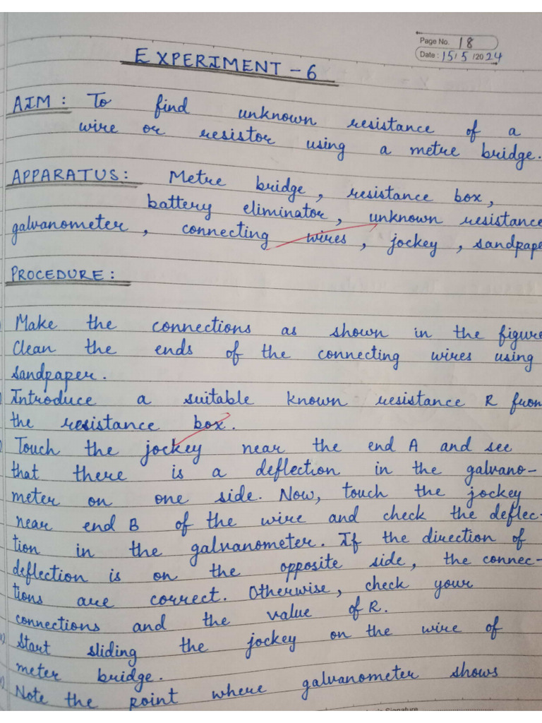 Experiment 6 Physics | PDF