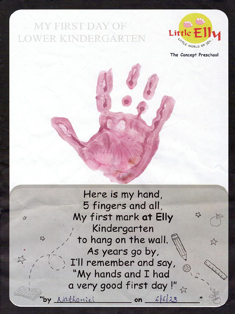 1st Day School Craft | PDF