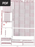 Omr Sheet For 100 Questions PDF | PDF | Optical Character Recognition