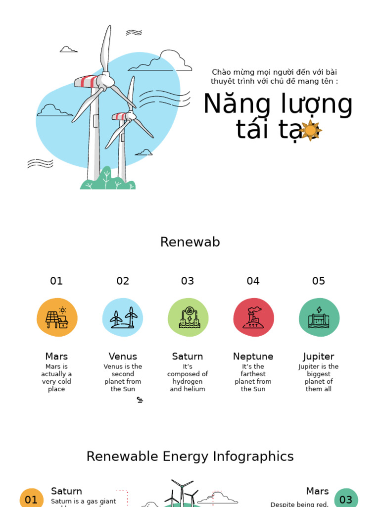 Renewable Energy Infographics by Slidesgo | PDF | Planets | Solar System