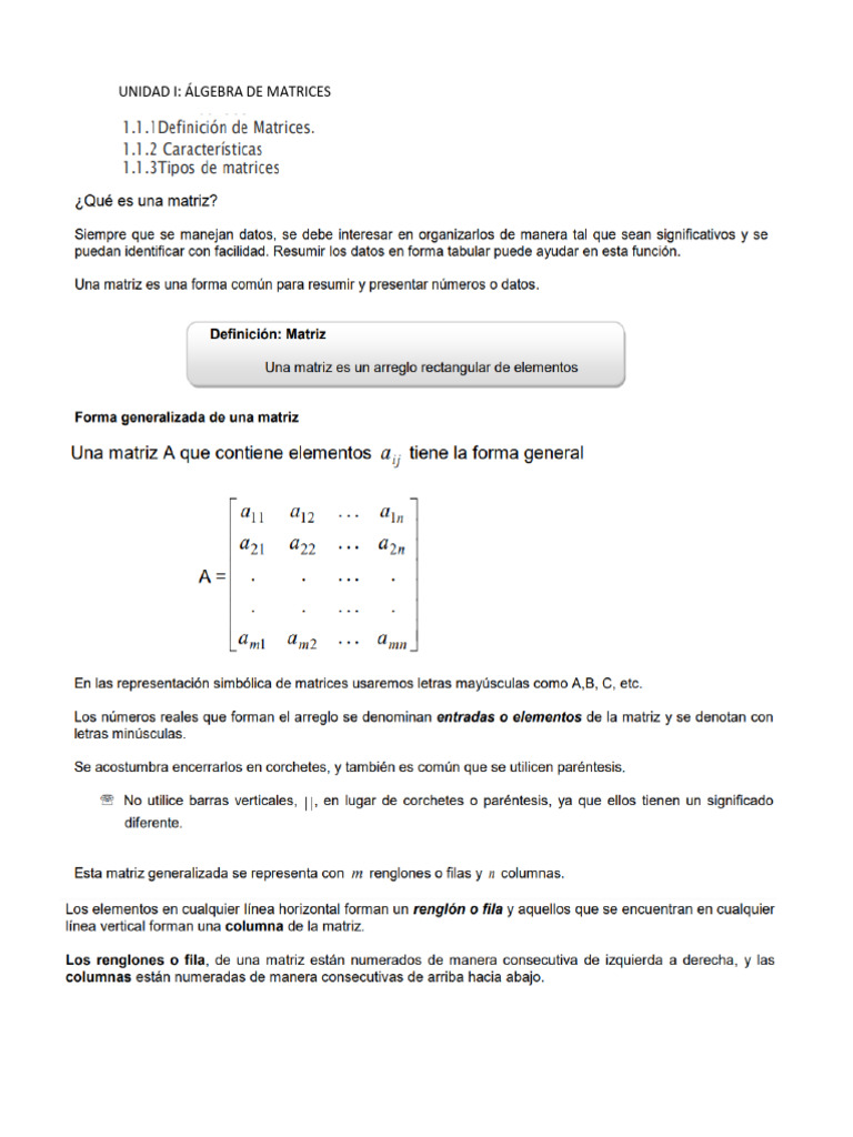 Semana#1 Alg Lin | PDF