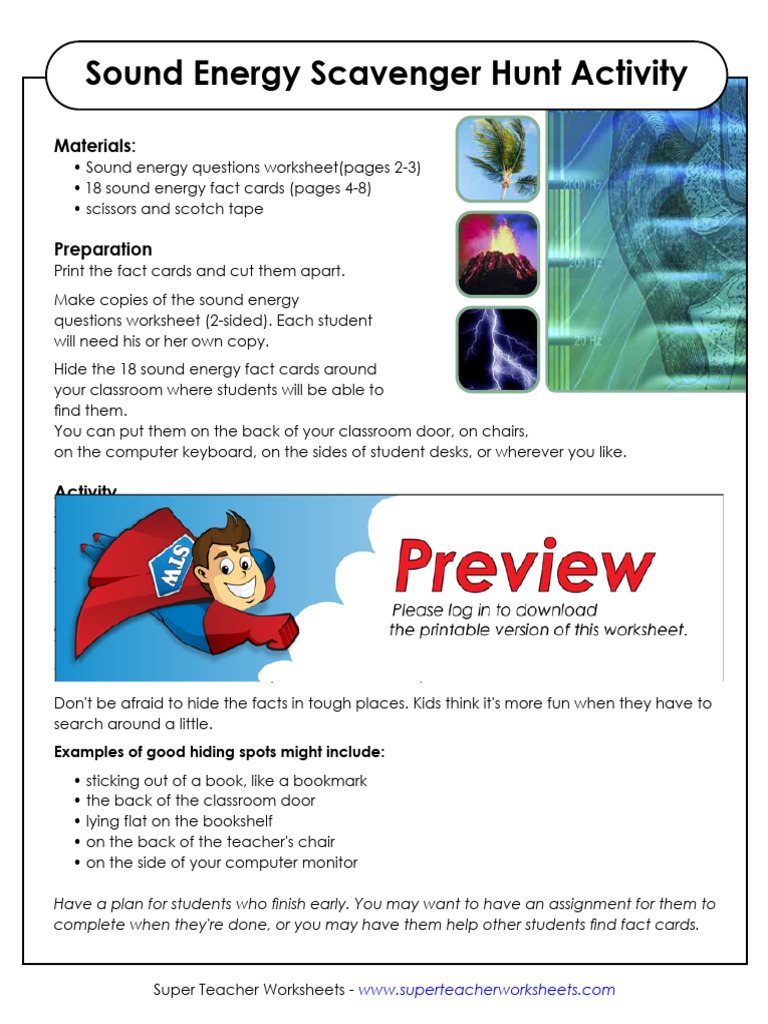 Scavenger Hunt Sound | PDF | Sound | Frequency