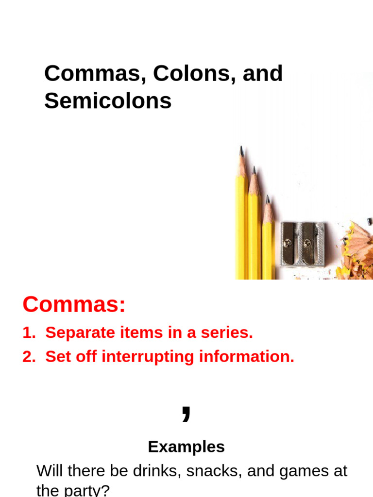 Semicolons_and_Colons_Notes | PDF | Typographical Symbols | Orthography