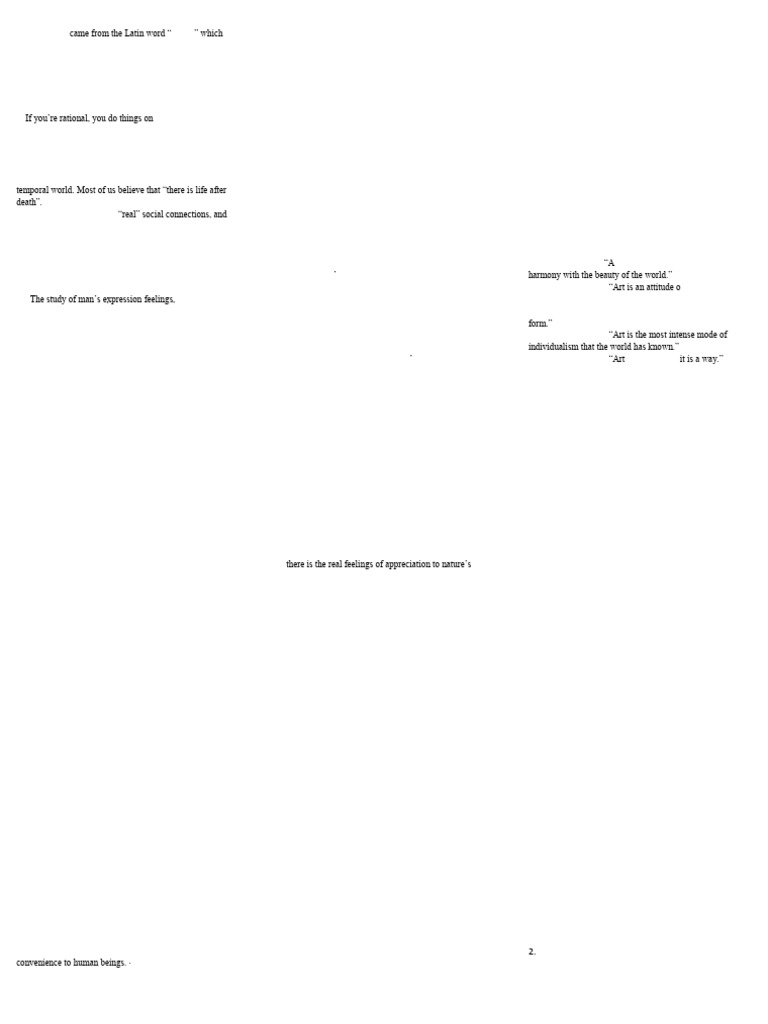 Understanding Humanities and Art Basics | PDF | Composition (Visual ...