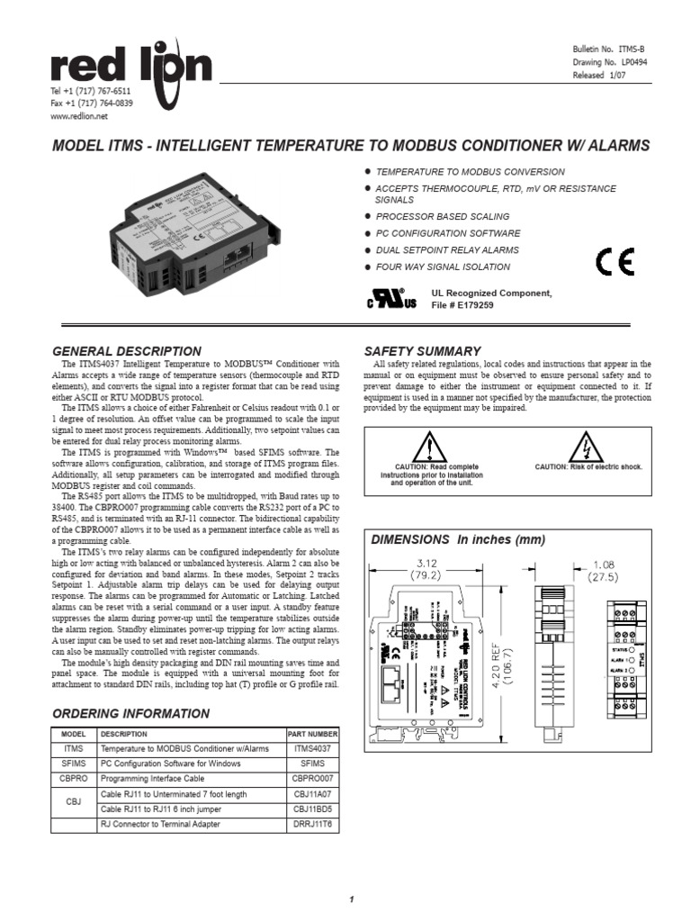 ITMS Product Manual - (For Reference Only) | PDF | Electromagnetic ...