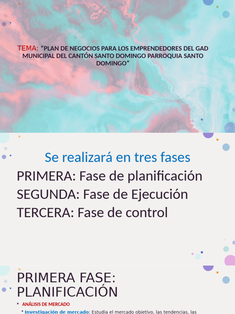 Fases Del Plan de Negocios | PDF | Marketing | Plan de negocios