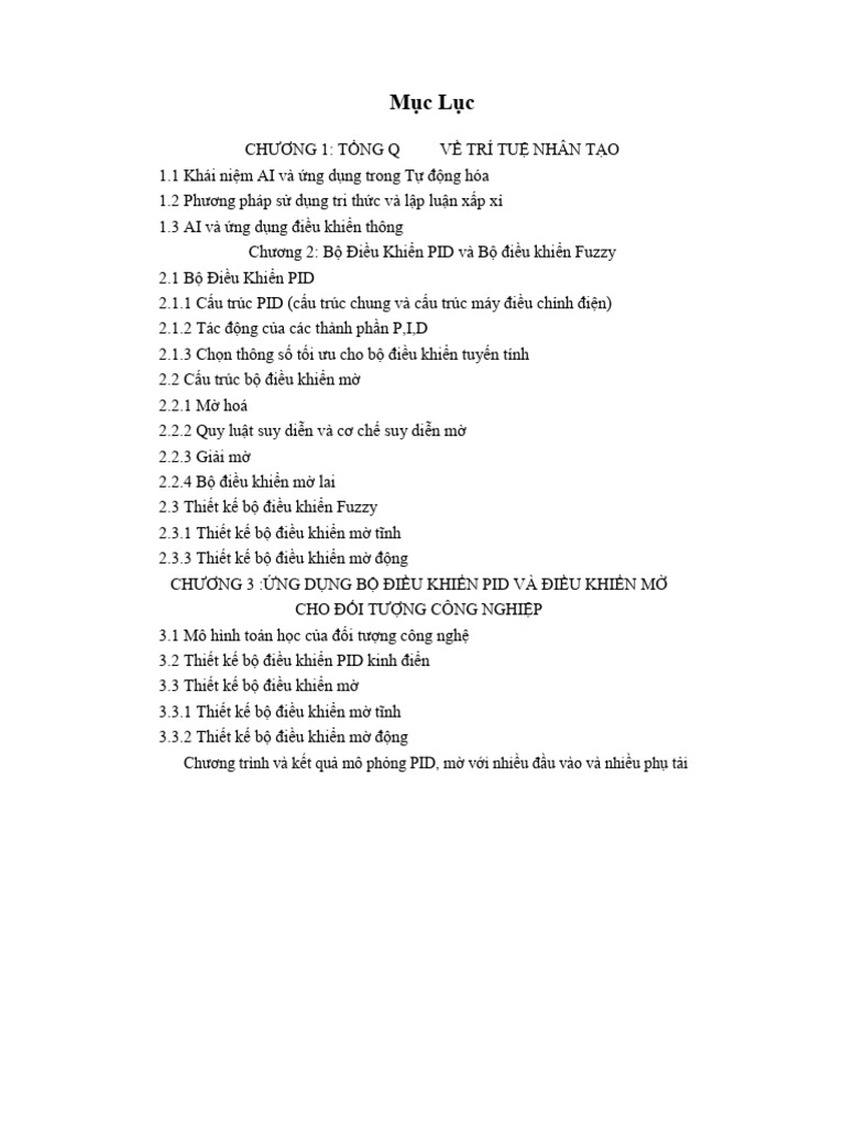 TKBDK FUZZY Decuong | PDF