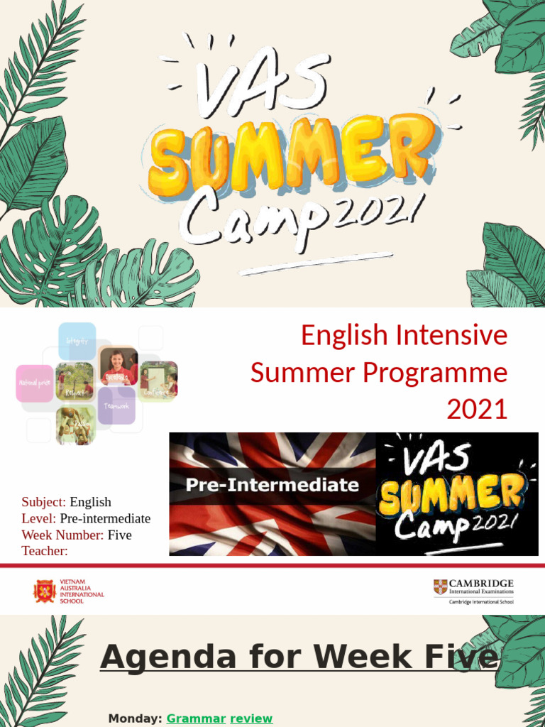 Pre-Intermediate. Week Five. Monday | PDF | Learning | Human Communication