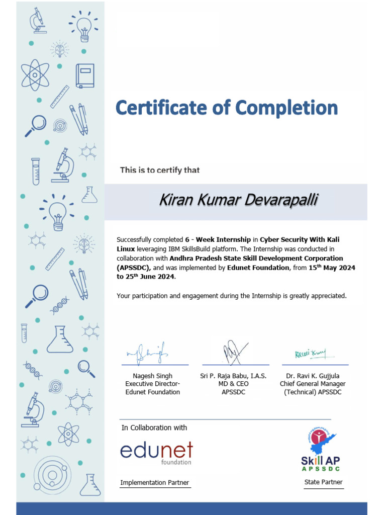 Apssdc PD 1-2K-1690 | PDF