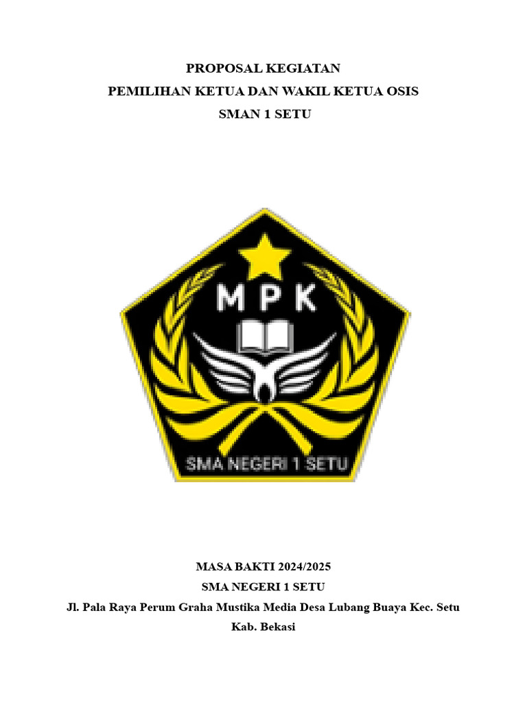 PROPOSAL_KEGIATAN_PILKETOS[1] | PDF