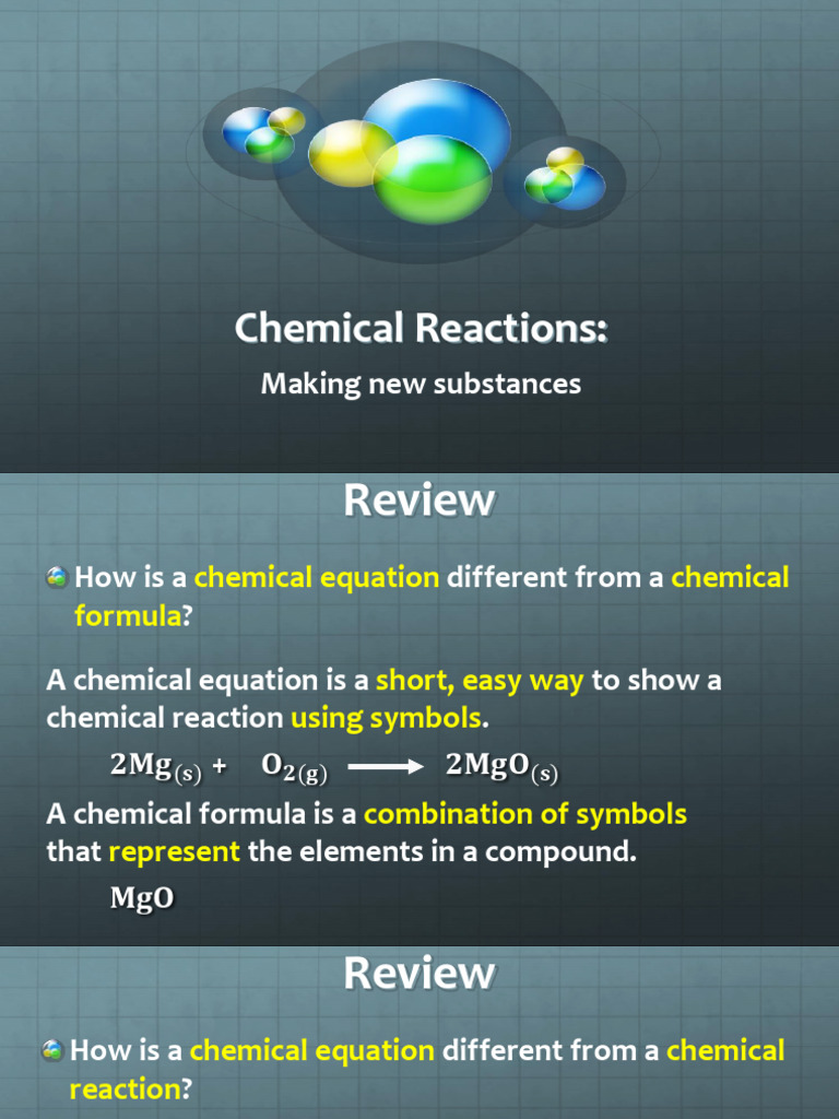 1.-Types-of-Chemical-Reaction | PDF | Chemical Reactions | Chemical ...