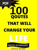 100 Quotes That Will Change Your Life PDF | PDF | Happiness | Love