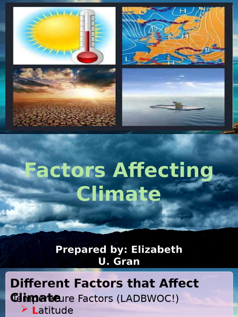 Q3 06 Science 9 Factors Affecting Climate | PDF | Atmosphere Of Earth ...